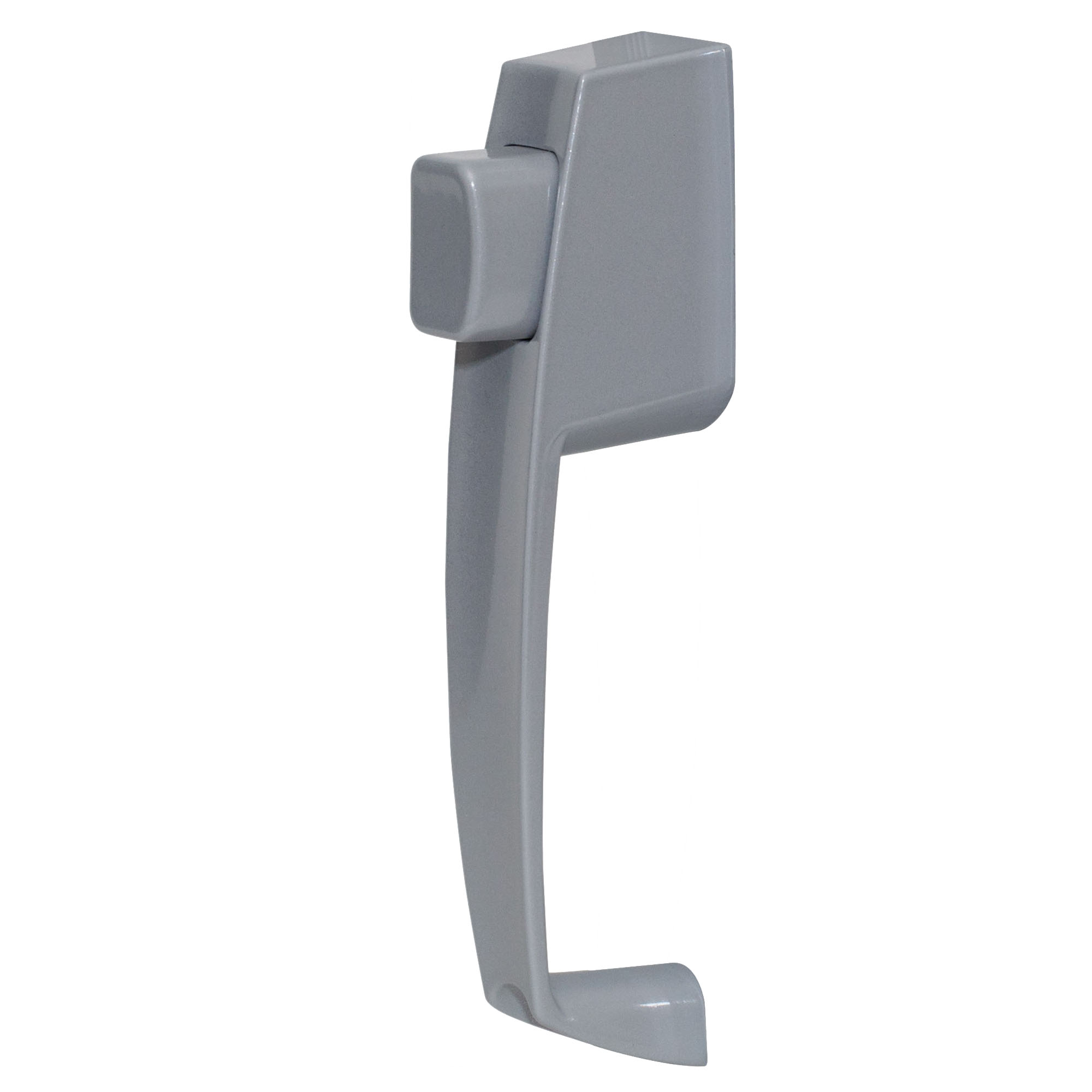 Discontinued: Vp Push Button Handle Set, Silver