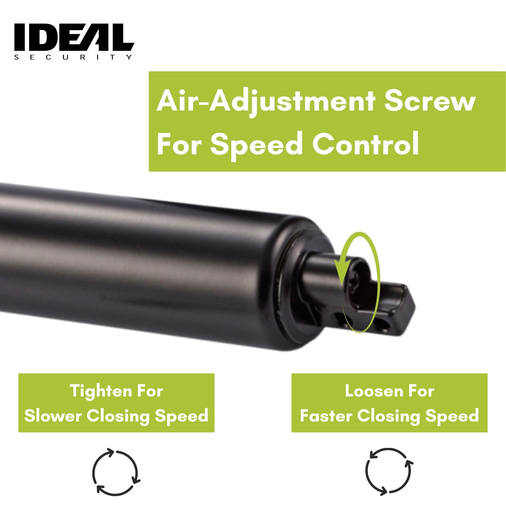 Storm Door Standard Closer with VP Push Button Handle Set Bundle, Black