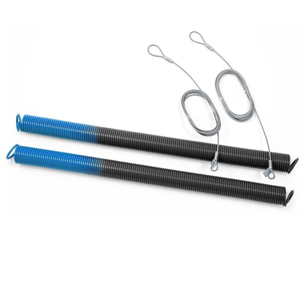 Garage Door Springs With Safety Cables, For 90 Lbs Doors, Light Blue ...
