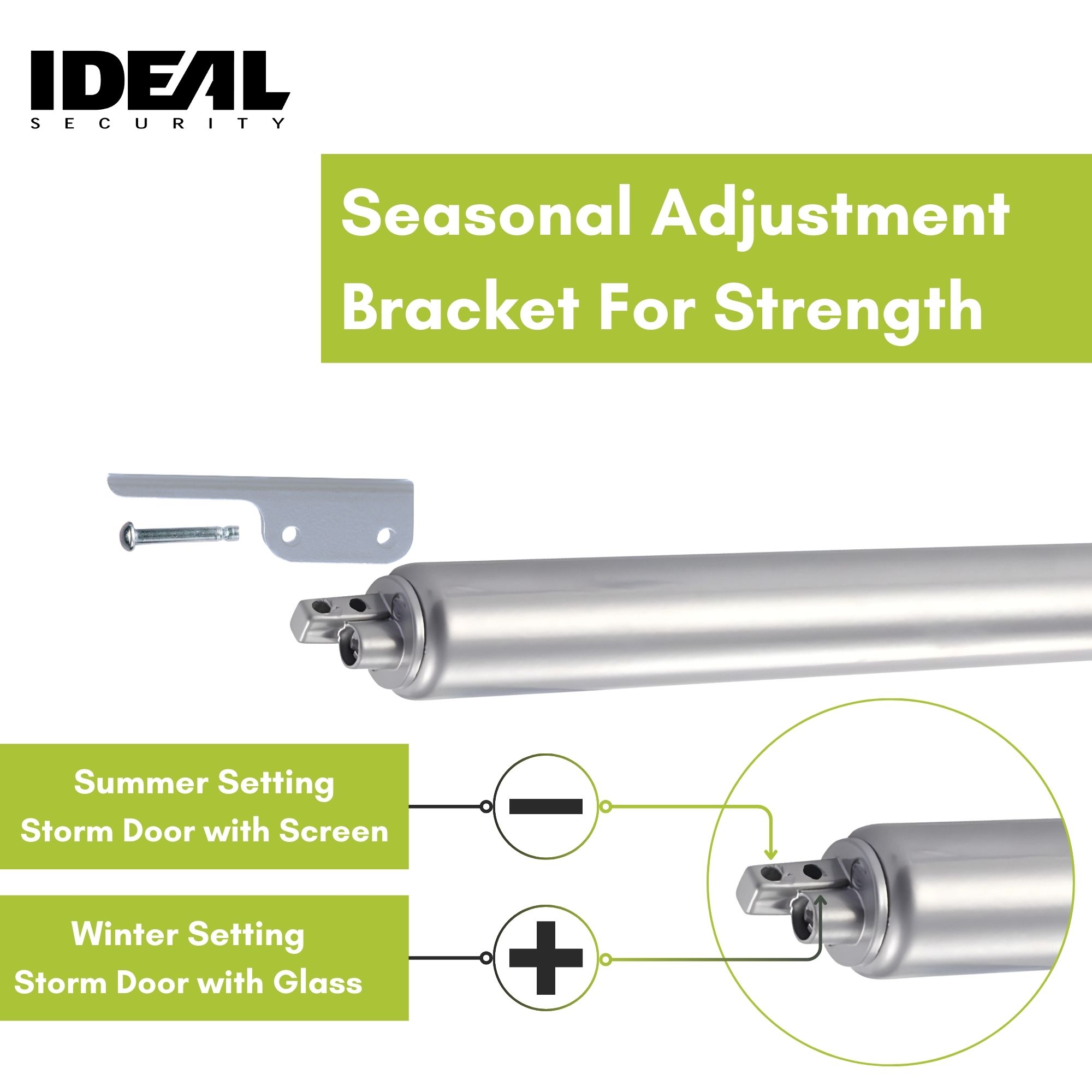 Standard Door Closer, Silver