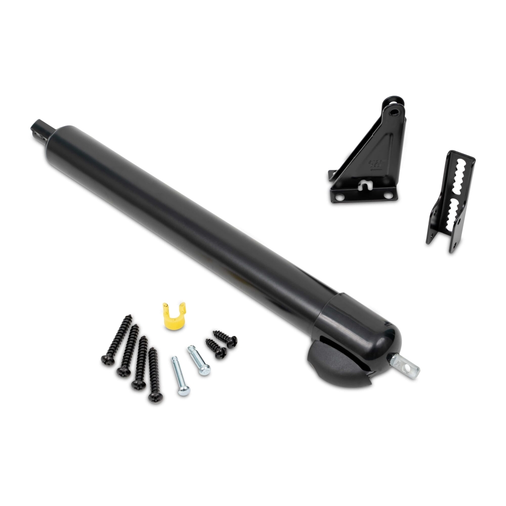 Standard Door Closer With Touch & Hold, Black