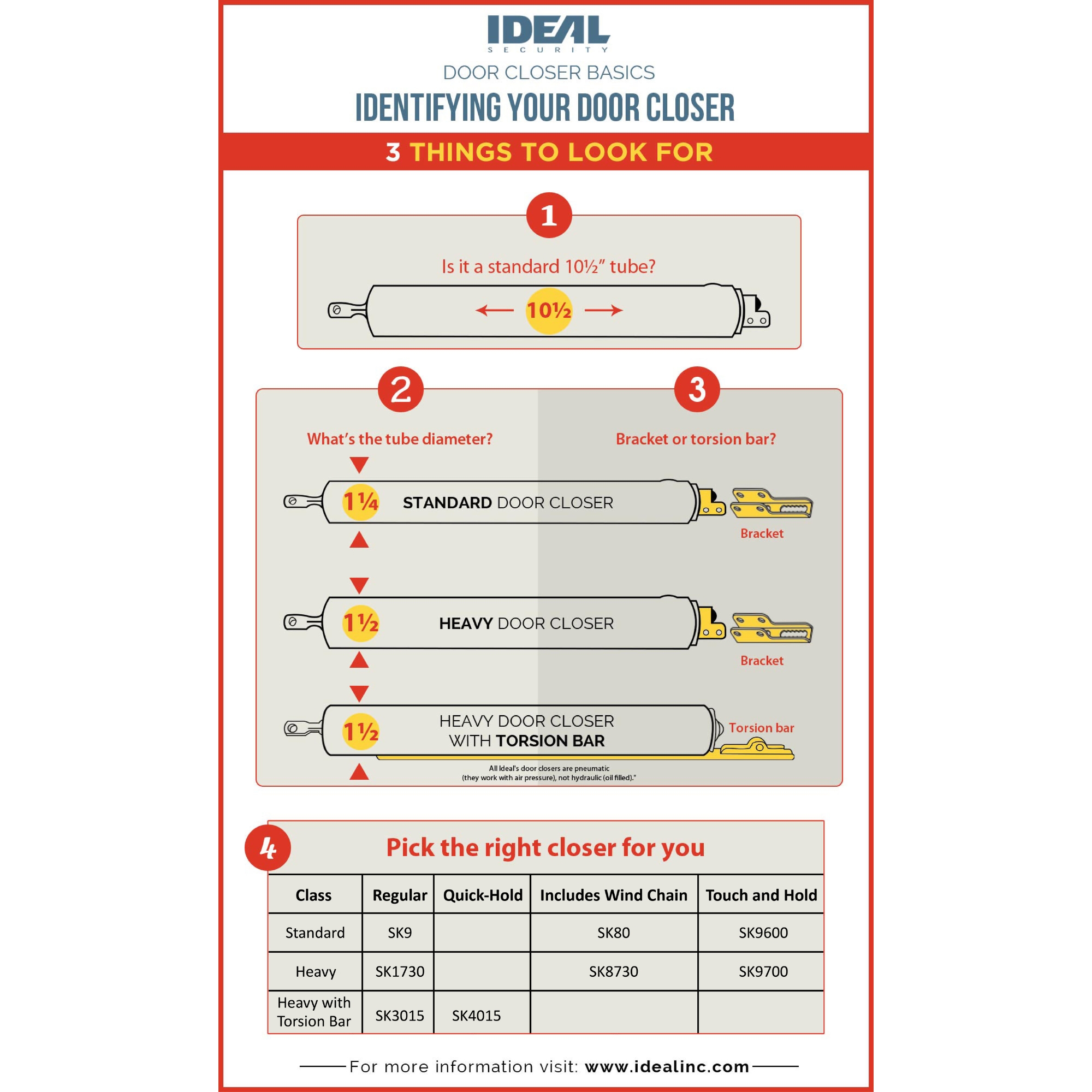 Standard Door Closer, Brown