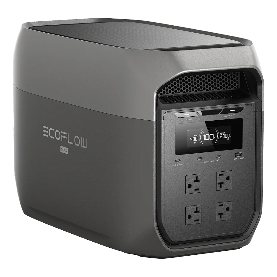 EFD3M-G-US EcoFlow DELTA 3 Max Portable Power Station 2400W (2048Wh ...