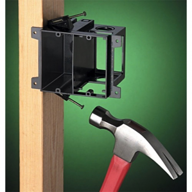 Arlington 2 Gang Low Voltage + Power Box – New Construction