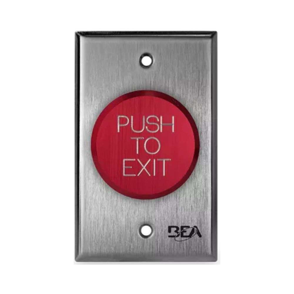 BEA Pneumatic Button 2 Plate-2 Red Button-Push to Exit