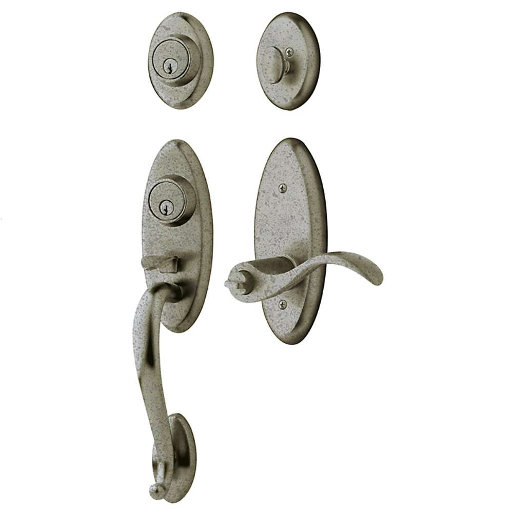 Baldwin Hardware 85345 Landon Two-Point Lock Handleset w-5255 Lever