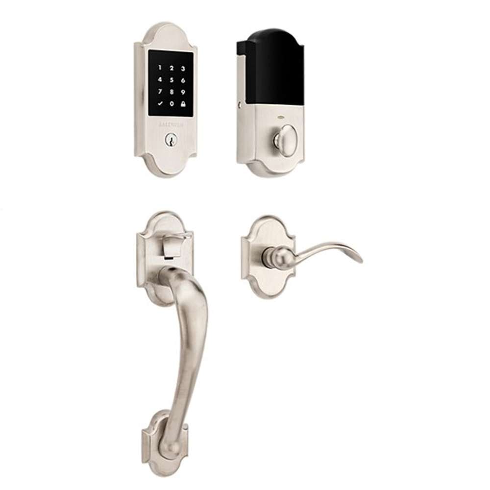 Baldwin Hardware 85358 Boulder Touchscreen Z-Wave Handleset Lever Trim