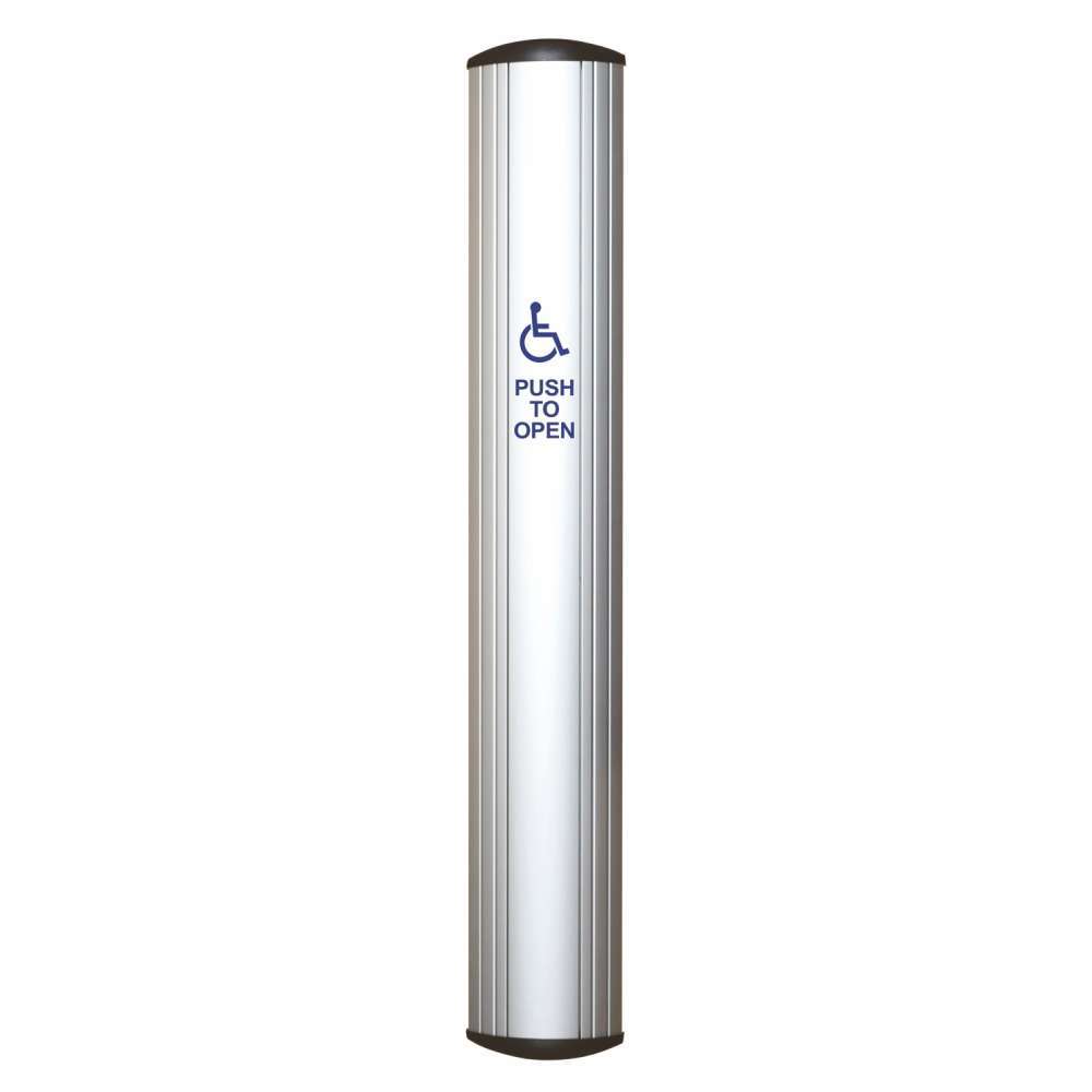 Camden CM-7536 Column Anodized Clear Aluminum Wheelchair