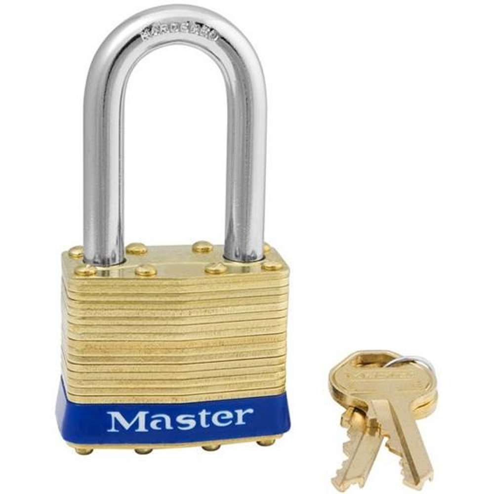 Master Lock No. 82NKDLF Series Laminated Brass Padlock