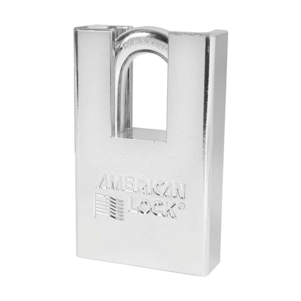 American Lock No. A5360NKA Solid Steel Shrouded Padlock