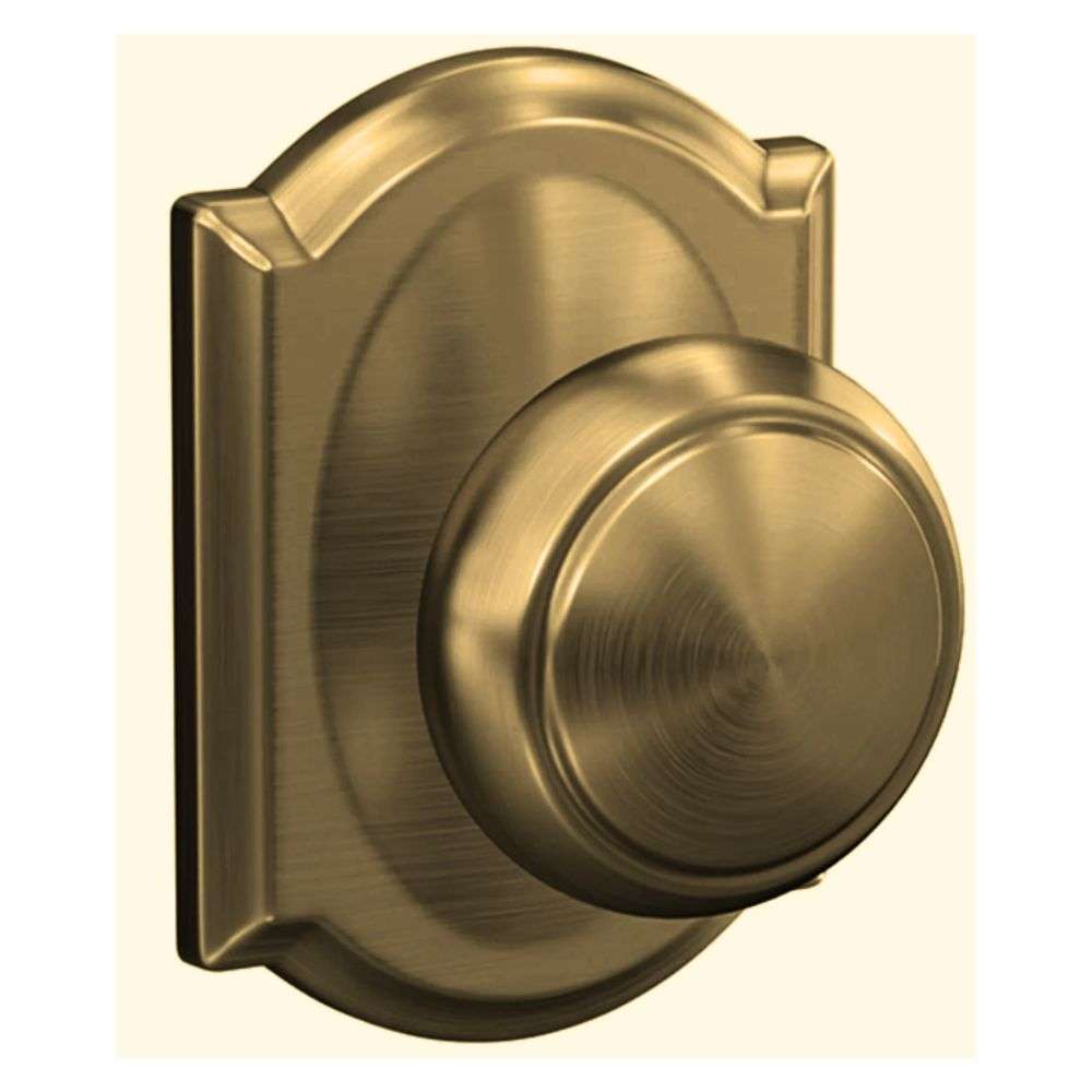 Knobs by Schlage: Andover Knob (Camelot Rosette)