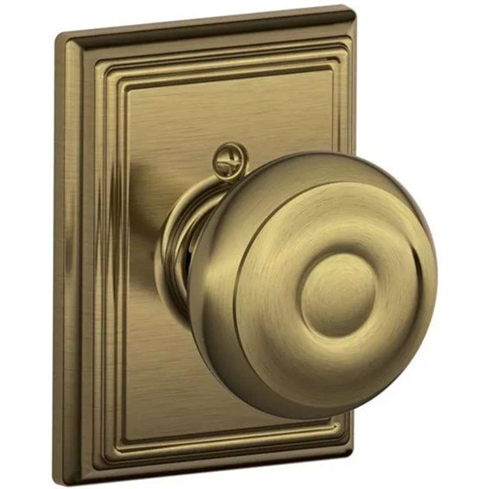Knobs by Schlage: Georgian Knob (Addison Rosette)