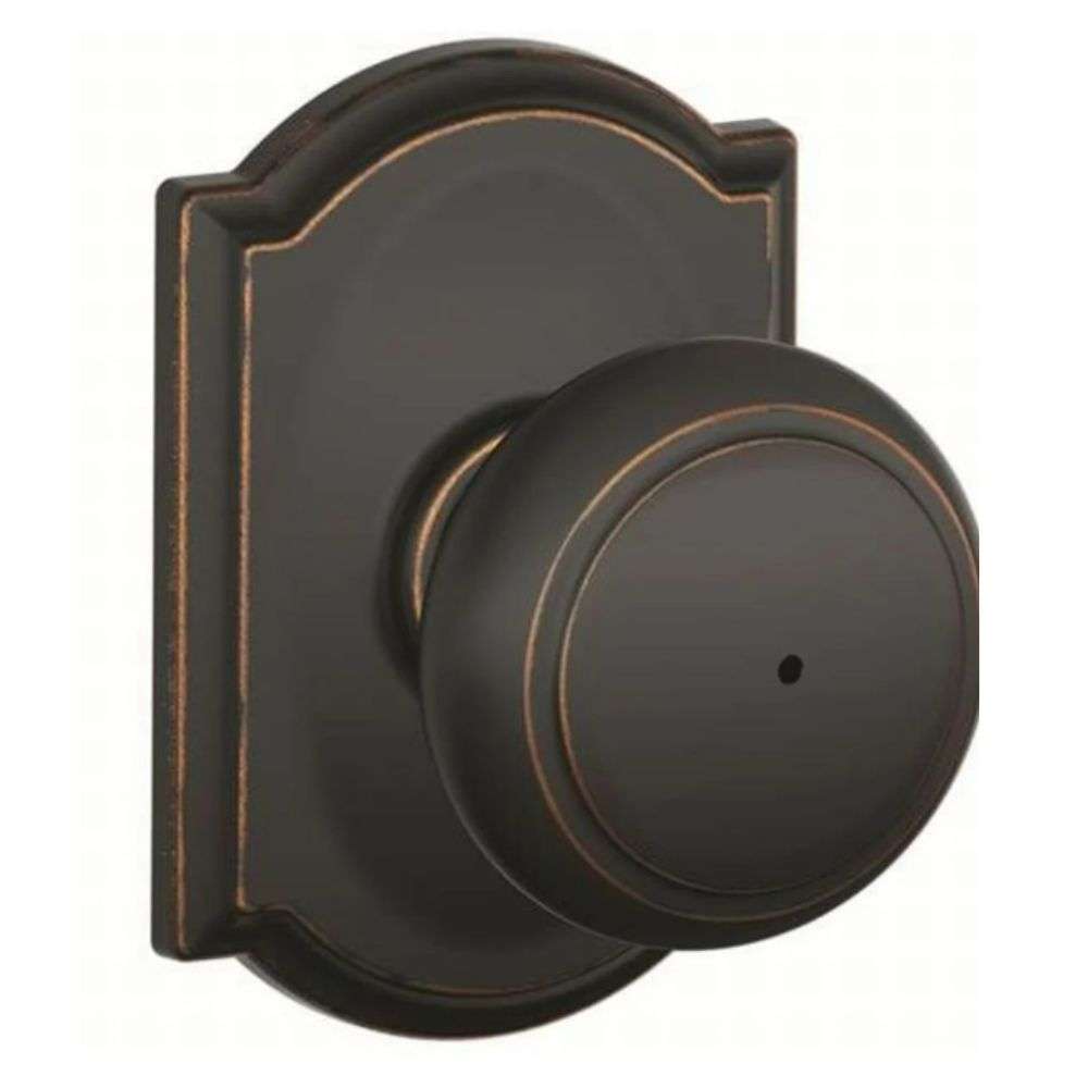 Schlage SCF40-AND-716-CAM Privacy Andover Knob Camelot Rosette