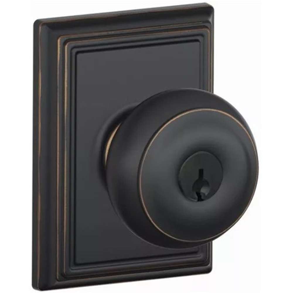Knobs by Schlage: Georgian Knob (Addison Rosette)