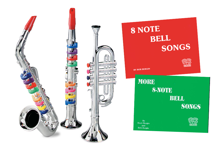TOY BAND INSTRUMENTS & BELL SONGBOOKS Set Music in Motion