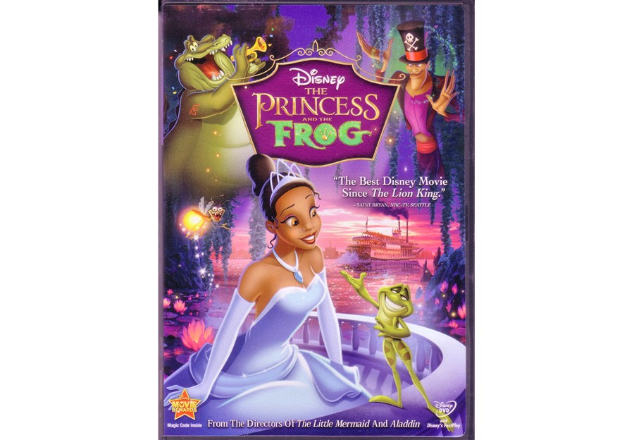 Princess And The Frog Dvd Cover