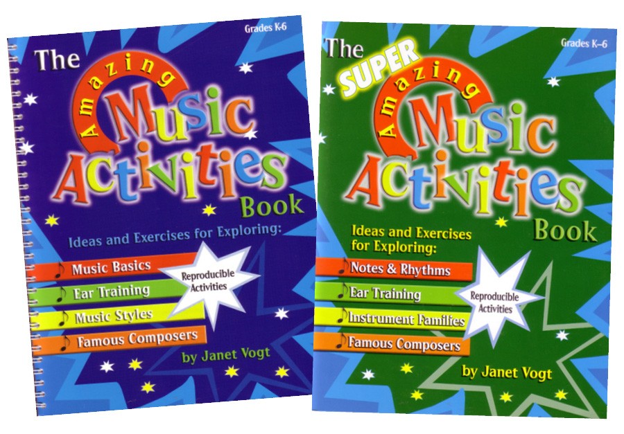 AMAZING & SUPER AMAZING MUSIC ACTIVITIES Books Set Music in Motion