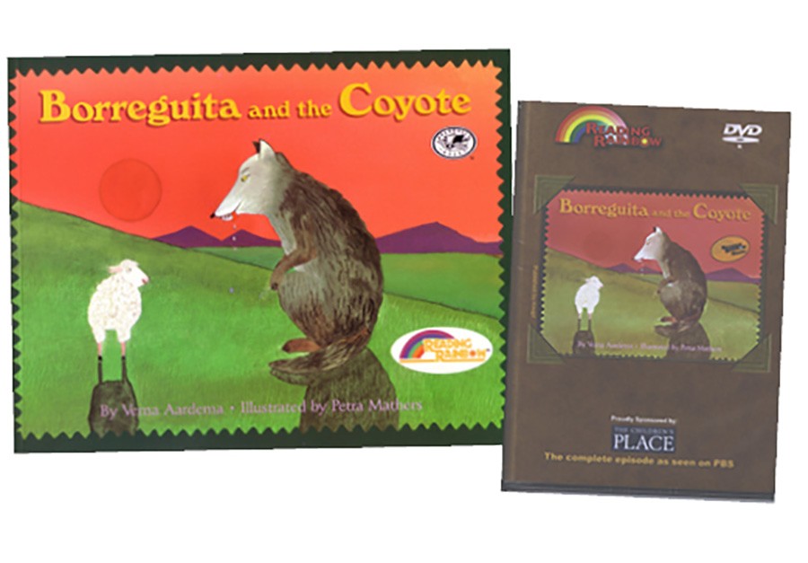 BORREGUITA AND THE COYOTE Book & Reading Rainbow DVD Music in Motion