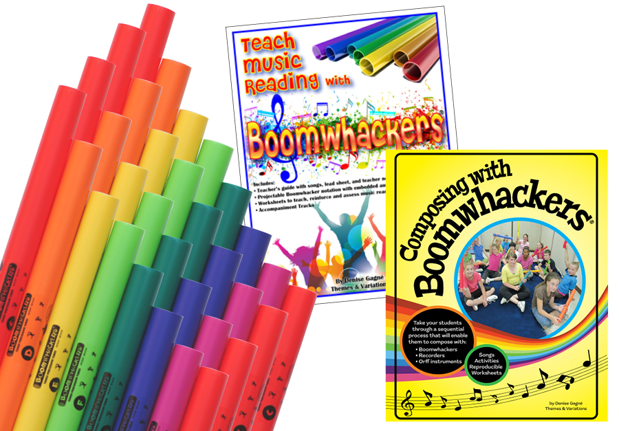 READING & COMPOSING with BOOMWHACKERS Set plus 4 sets of DIATONIC ...
