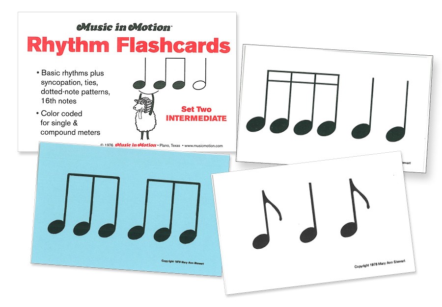RHYTHM FLASHCARDS SET 2 Music in Motion