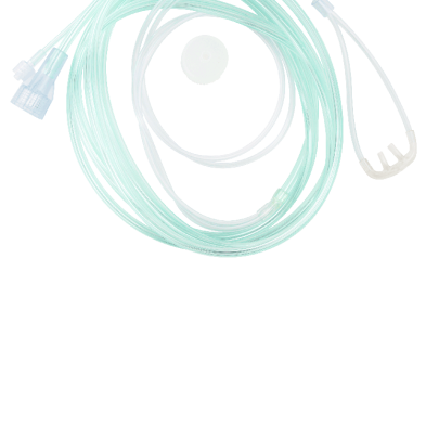 EtCO2 Nasal Sampling Cannula w/ 7' (2.1 m) Tubing w/ Male Lu Dynarex ...