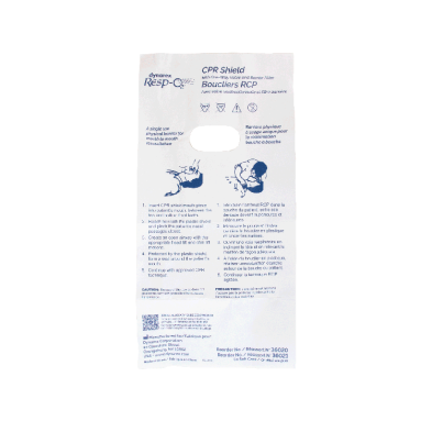 CPR Face Shield w/ One-Way Valve, Barrier Filter Dynarex Corporation