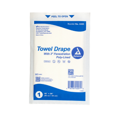 Disposable Towel Drapes Fenestrated - Sterile Dynarex Corporation
