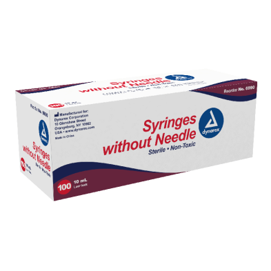 Syringe without Needle - Non Toxic - Luer Lock Dynarex Corporation